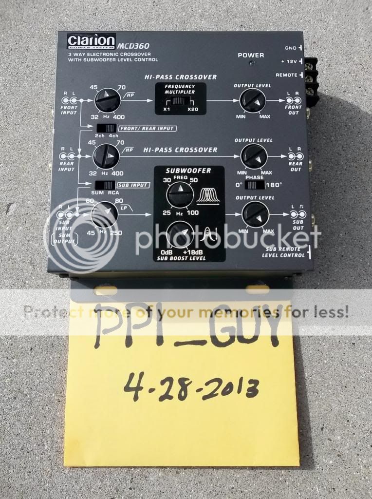 FS: Clarion MCD360 Crossover | DIYMobileAudio.com Car Stereo Forum
